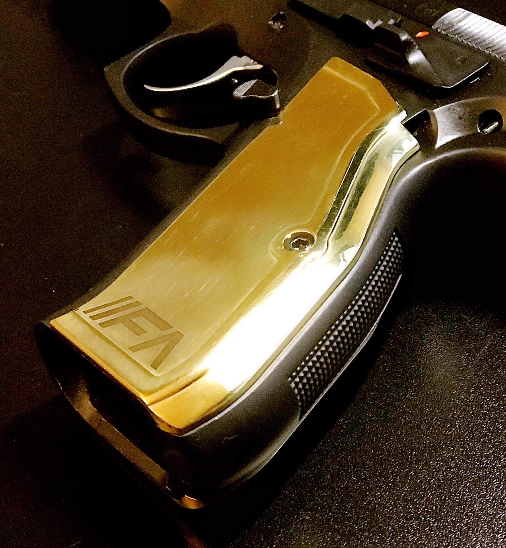 Fast Alpha Brass Grip - CZ Small Frame – Fast Alpha Ltd.