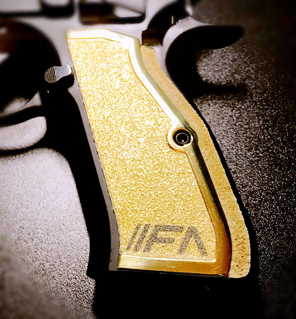Fast Alpha Brass Grip - CZ Small Frame – Fast Alpha Ltd.