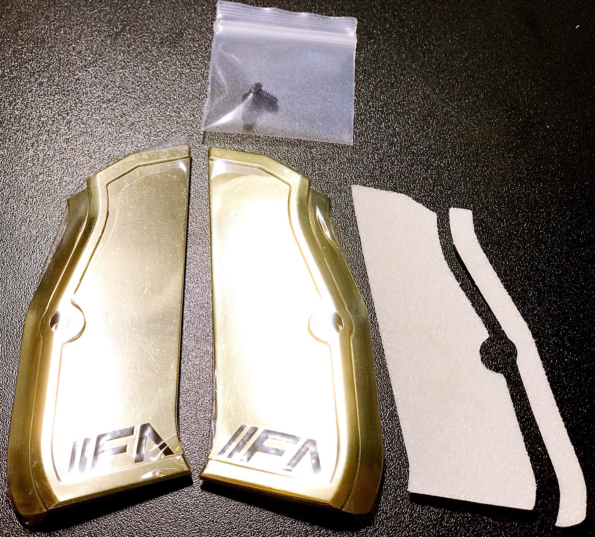 Fast Alpha Brass Grip - CZ Small Frame – Fast Alpha Ltd.